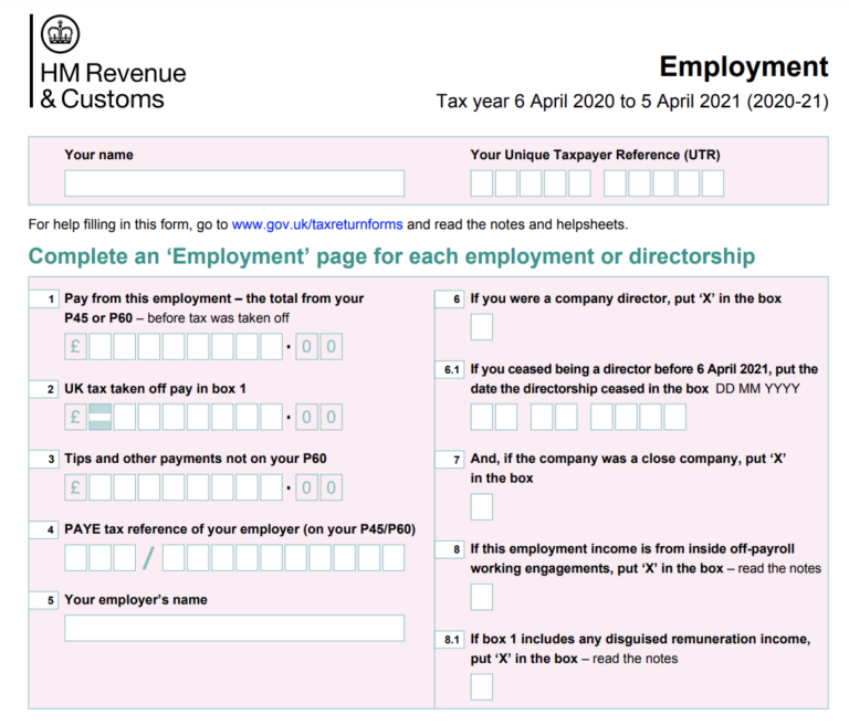 What is an SA102 Form?