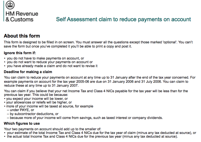 HMRC Payments on Account Explained