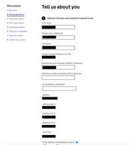 Beginners Guide to Completing Your Tax Return Online